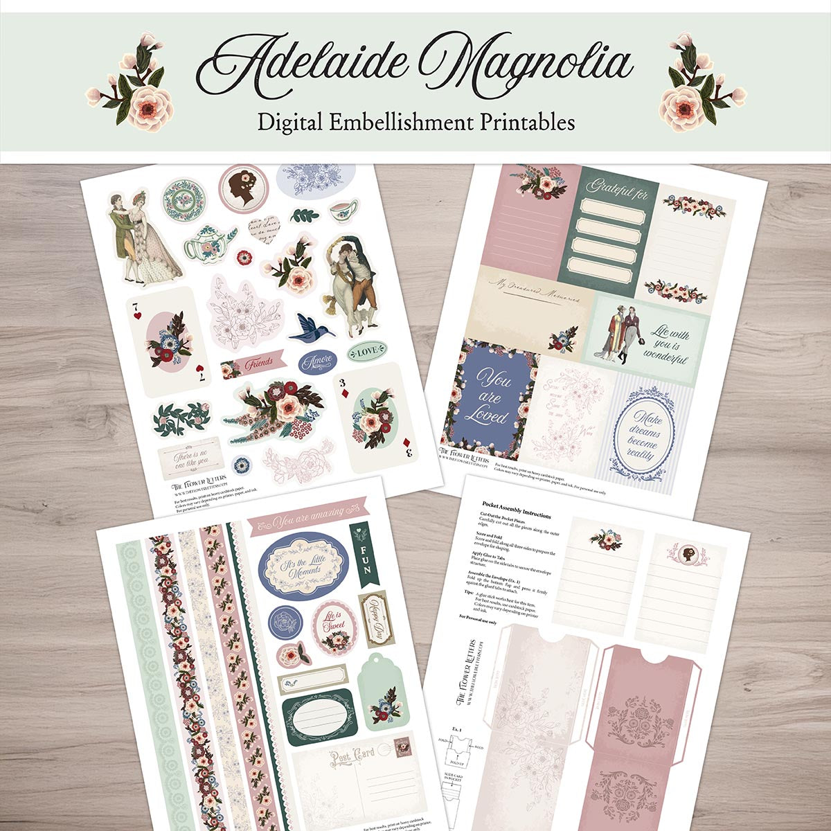 Mega Bundle: All 4 Collections – The Flower Letters
